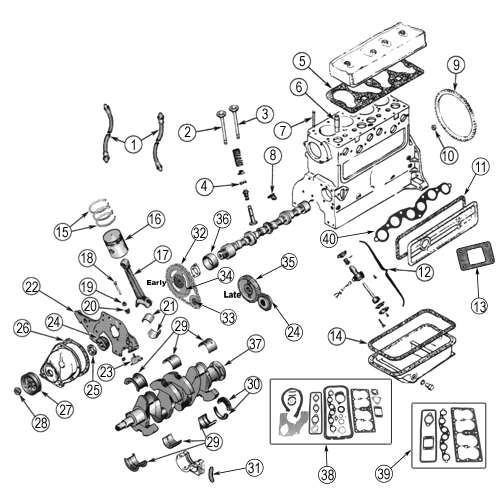 L134 Crank exploded view - G503 Military Vehicle Message Forums
