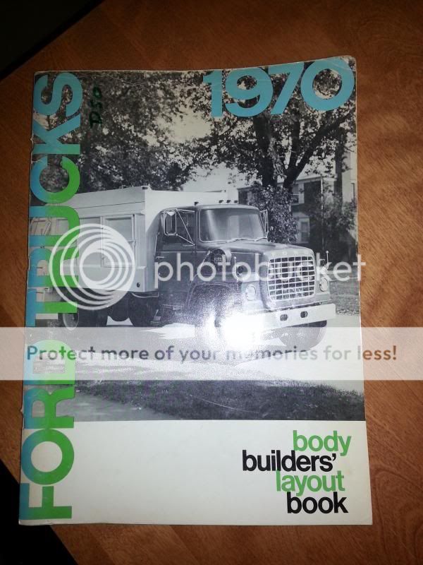 Anyone want a 1970 Body Builders Layout Book? - Ford Truck Enthusiasts ...
