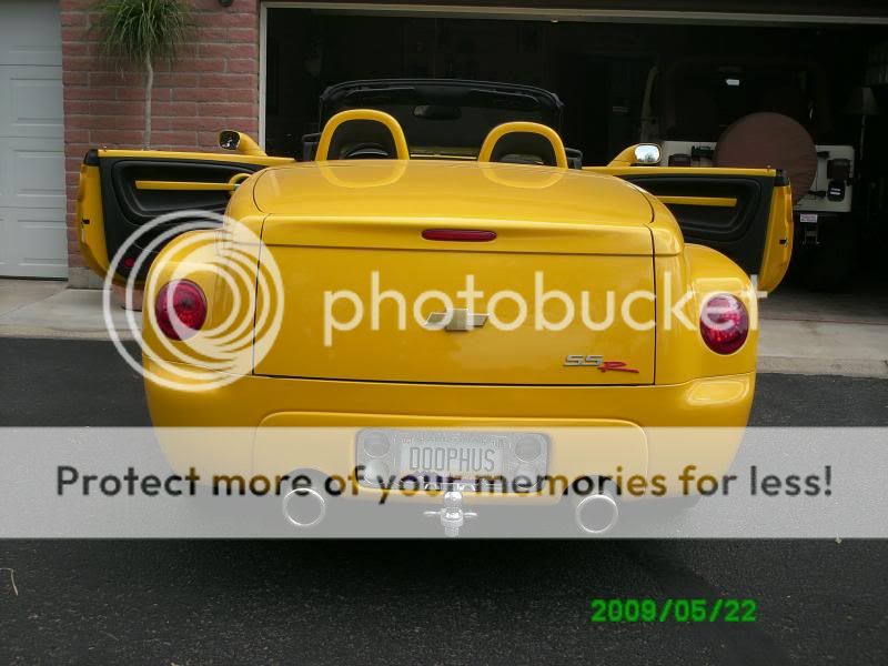 Rear Louvered Licence Frame Information | Chevy SSR Forum