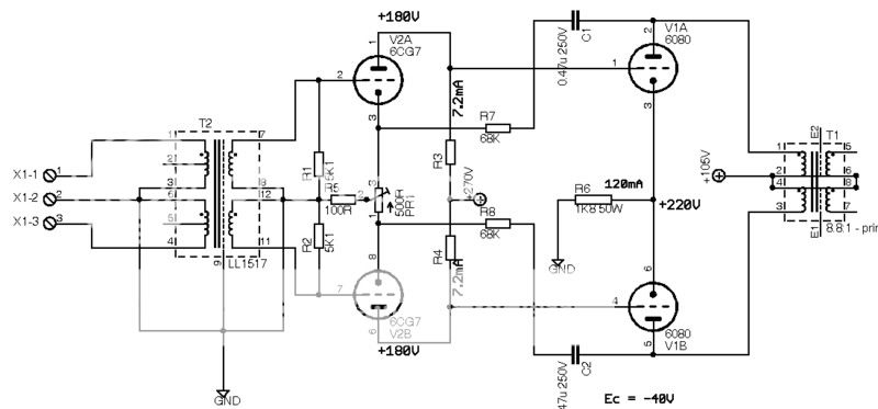 A tube headphone amplifier using 6080 | GroupDIY Audio Forum